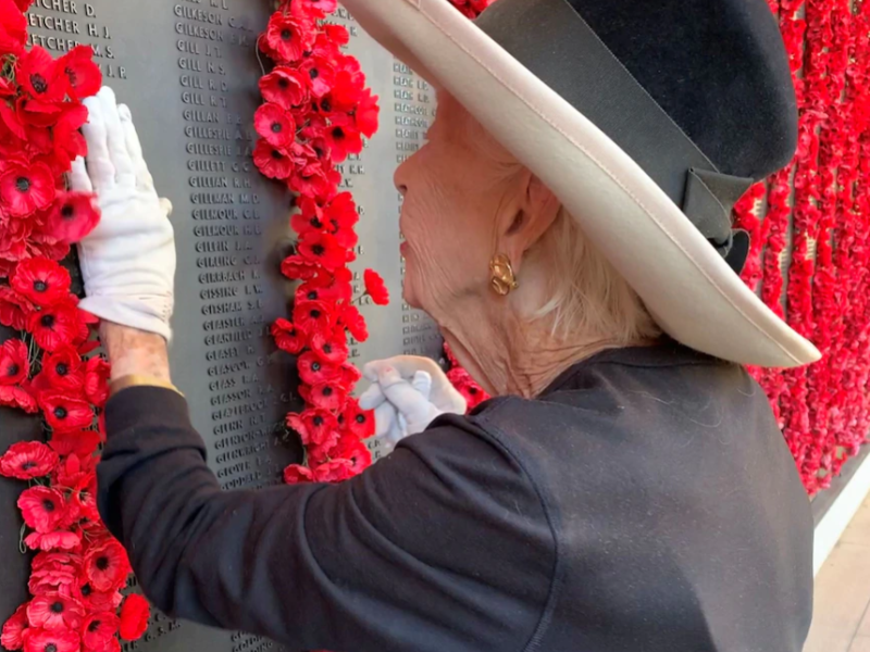 Alison Aitken returns to the Australian War Memorial every year on ...
